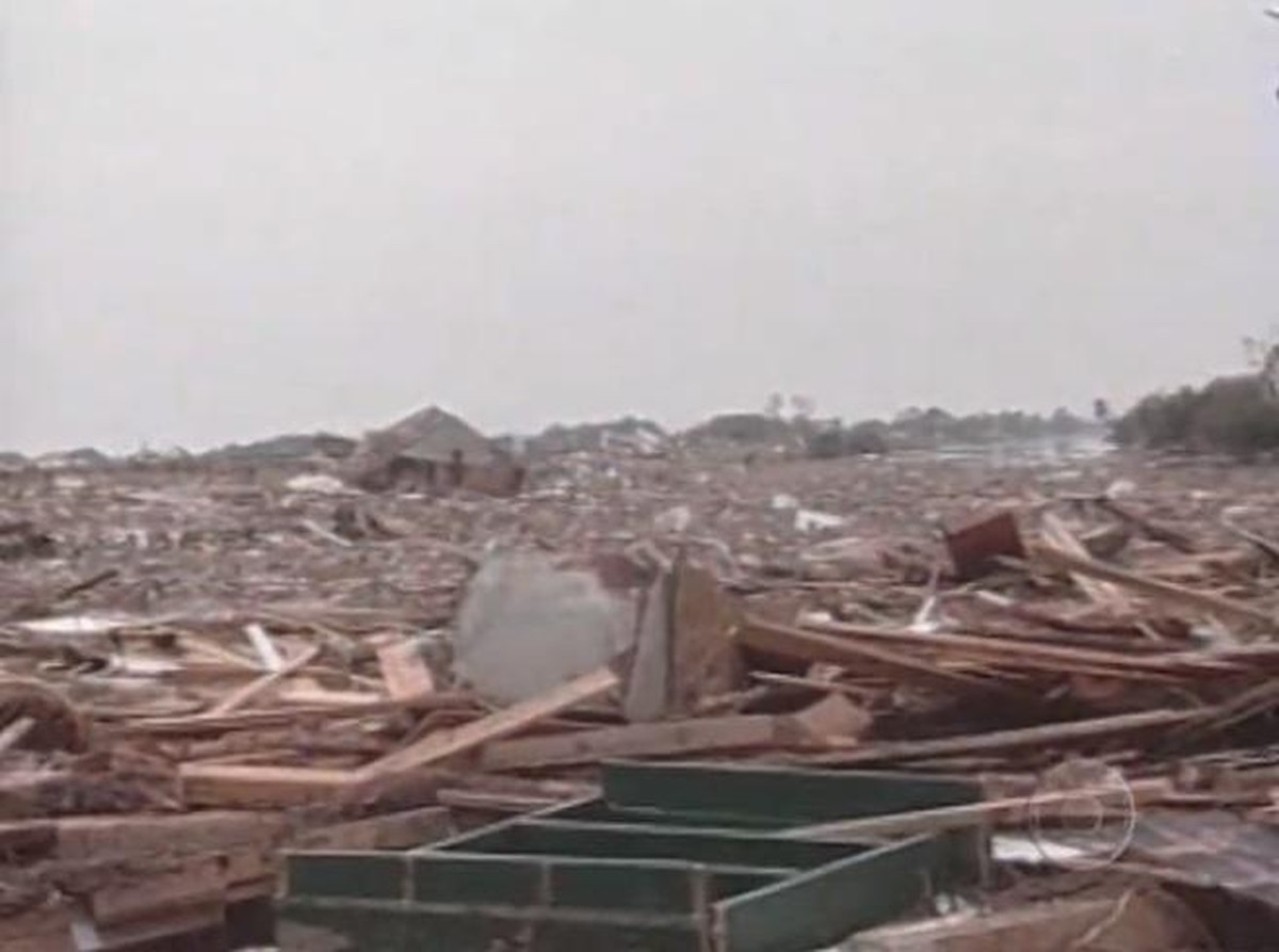 Mapa De Danos Por Inundacao Do Furacao Katrina