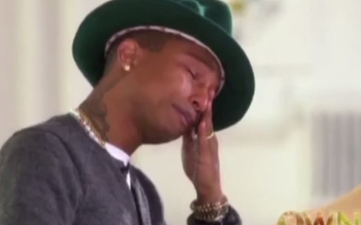 Vídeo: Pharrell Williams vai às lágrimas ao ver sucesso do hit 'Happy ...