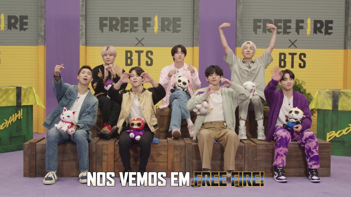 Free Fire: BTS terá programa especial exclusivo da colaboração | free ...
