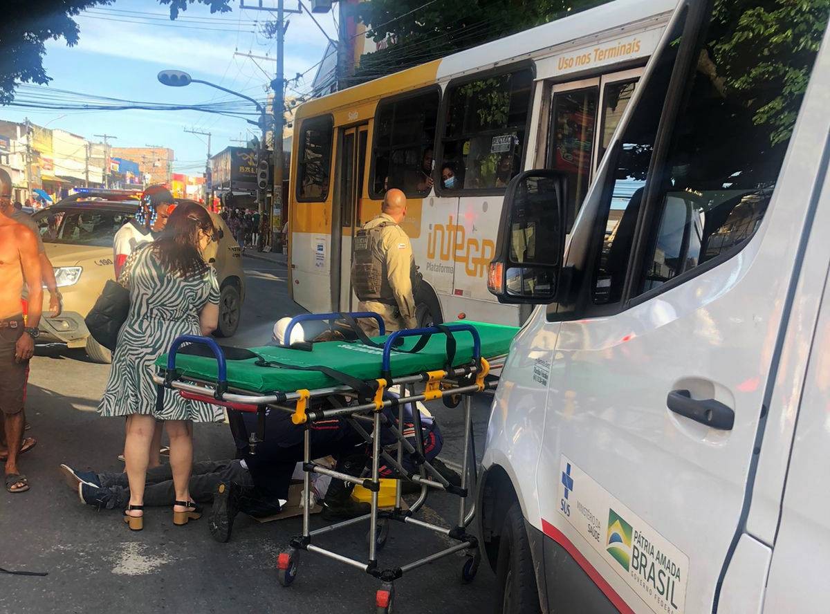 Adolescente de 12 anos fica ferido após ser atropelado por moto no ...