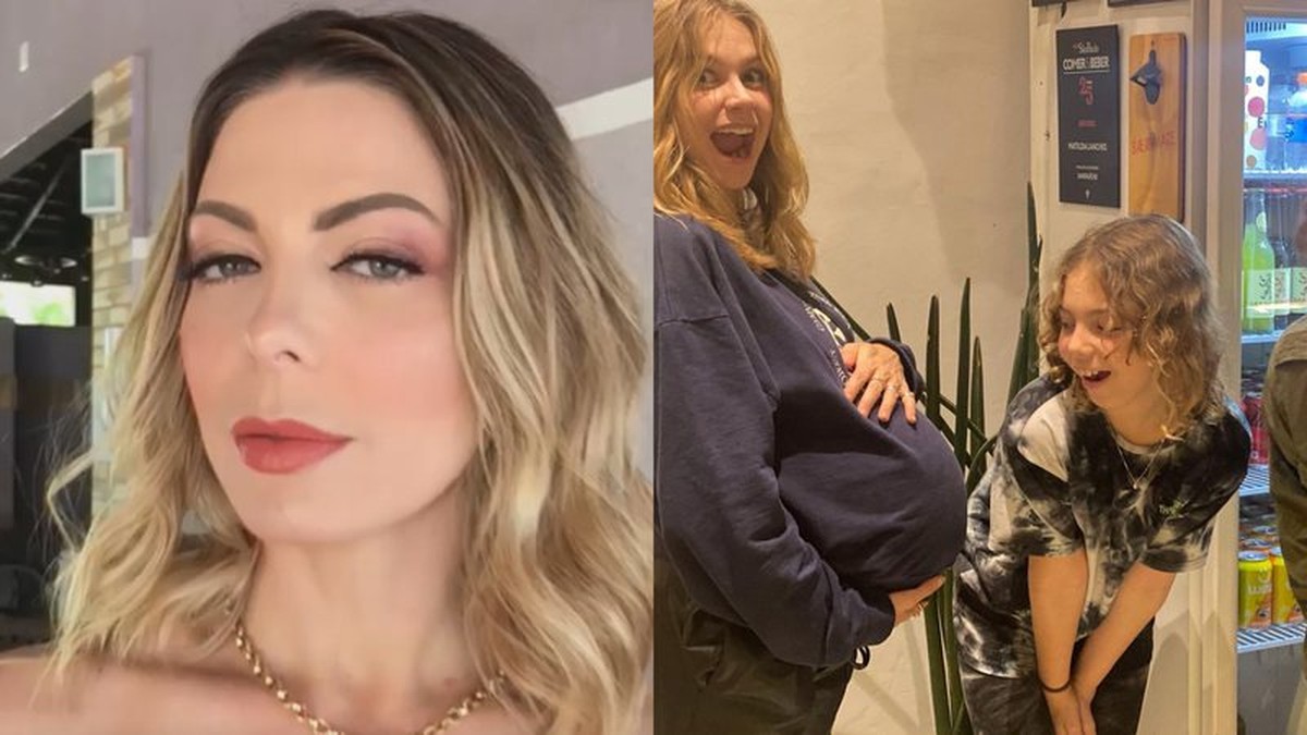 Sheila Mello conta que filha está ansiosa pela chegada dos sobrinhos ...
