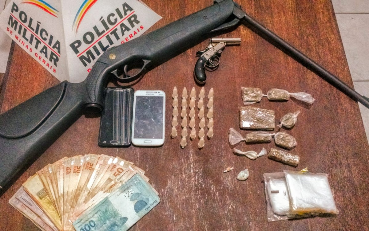 Trio é Detido Suspeito De Tráfico De Drogas E Porte Ilegal De Arma Em
