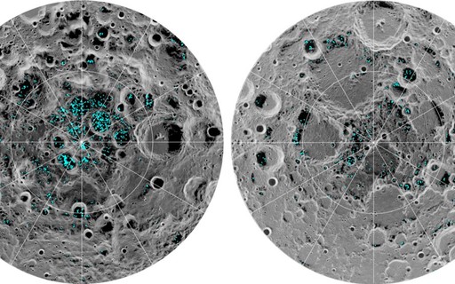 Astrônomos descobrem trechos da Lua com temperatura adequada para ...