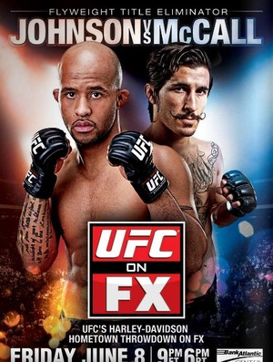 UFC divulga pôster oficial do duelo entre McCall e Demetrius Johnson ...