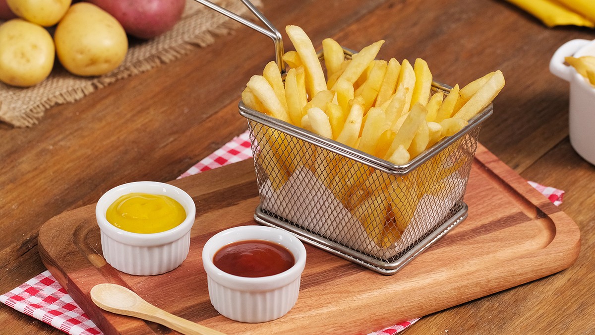 Batata frita sequinha | Acompanhamentos | Receitas