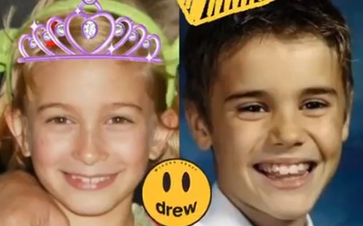 Justin Bieber se derrete por Hailey Baldwin com foto de infância ... Justin Bieber se derrete por Hailey Baldwin com foto de infância ...