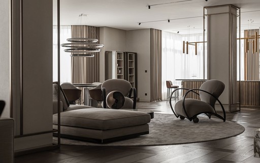 Apartamento de 343 m² tem décor sofisticado e móveis italianos - Casa ...