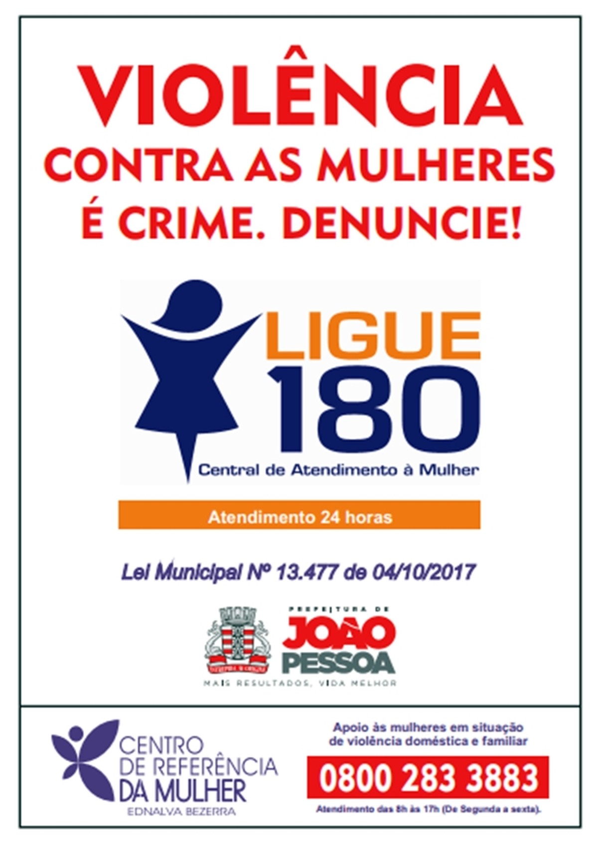 Estabelecimentos comerciais de João Pessoa devem divulgar Disque 180 ...