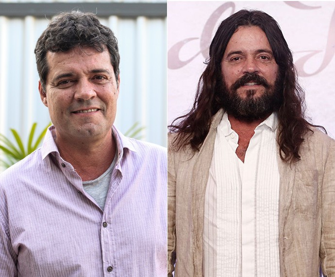 Felipe Camargo aparece com novo visual na festa de Além do Tempo ...