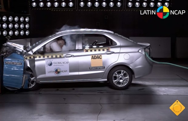 Latin NCAP divulga resultados de crash test de Fox, March, Versa e ...