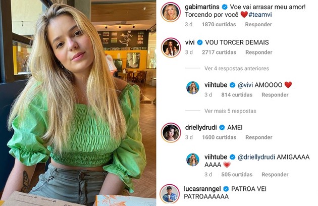 Bbb 21 Participantes Ganham Torcida Dos Famosos Confira Patrícia