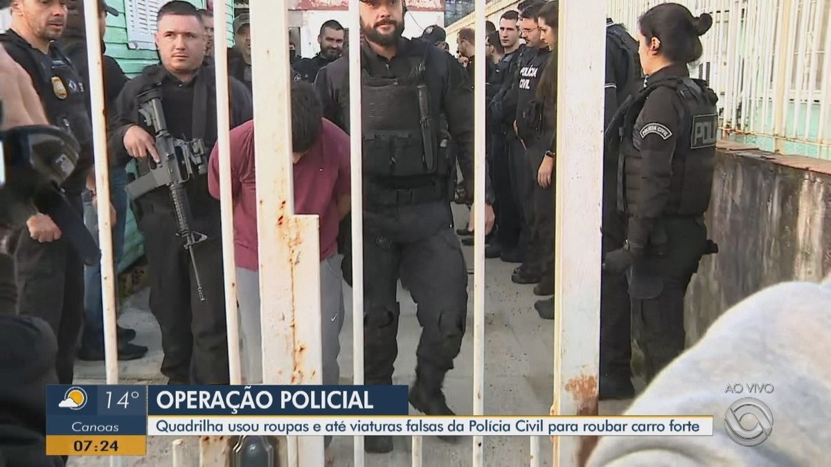 Operação Prende Suspeito De Liderar Assalto A Carro Forte Em Guaíba