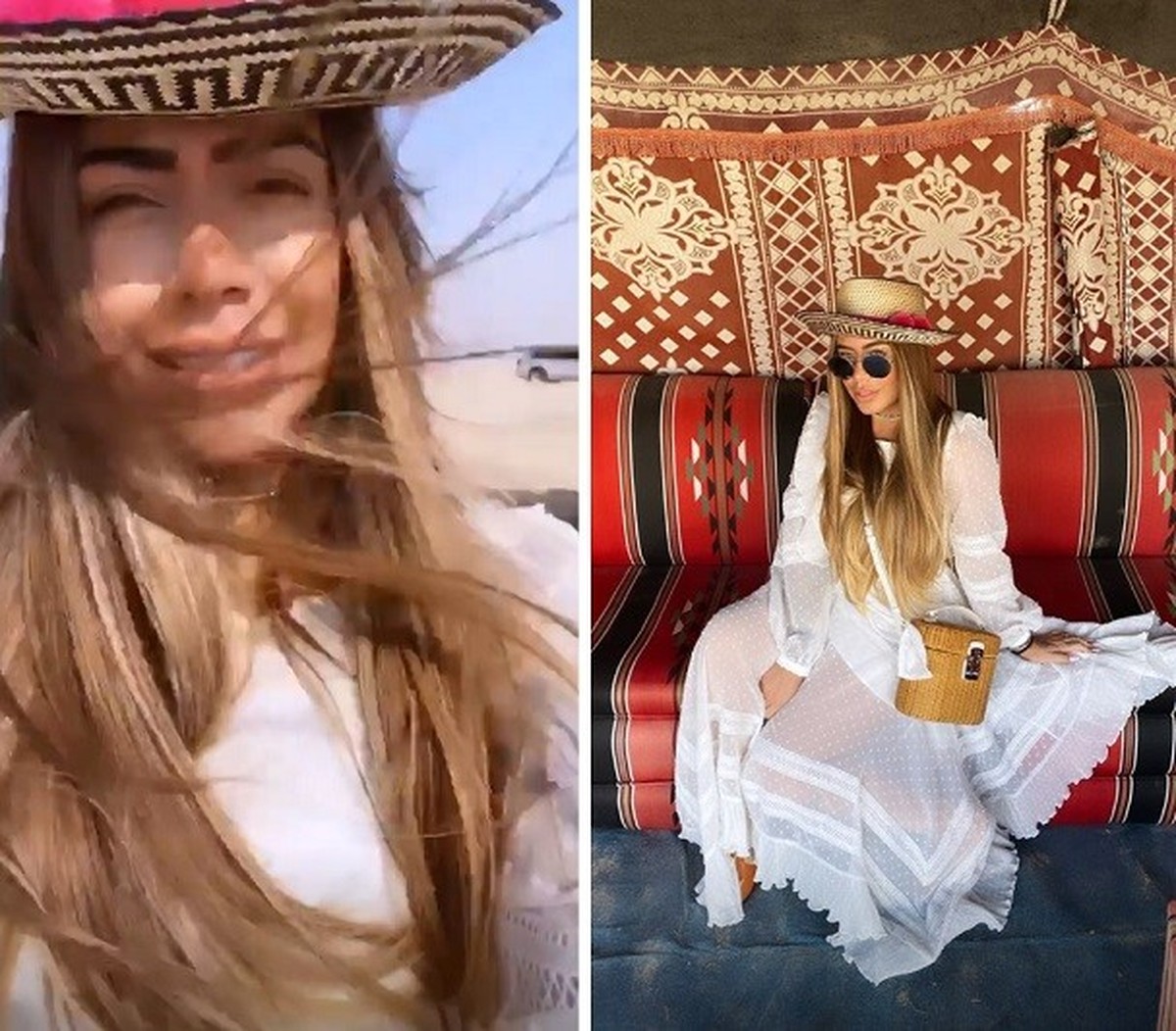 Rafaella Santos curte passeio por dunas no Qatar | Celebridades | Glamour