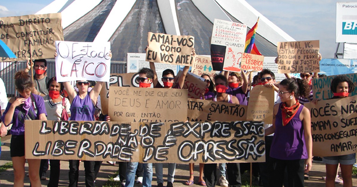G1 - Grupos fazem manifestação no DF em defesa de projeto anti ...