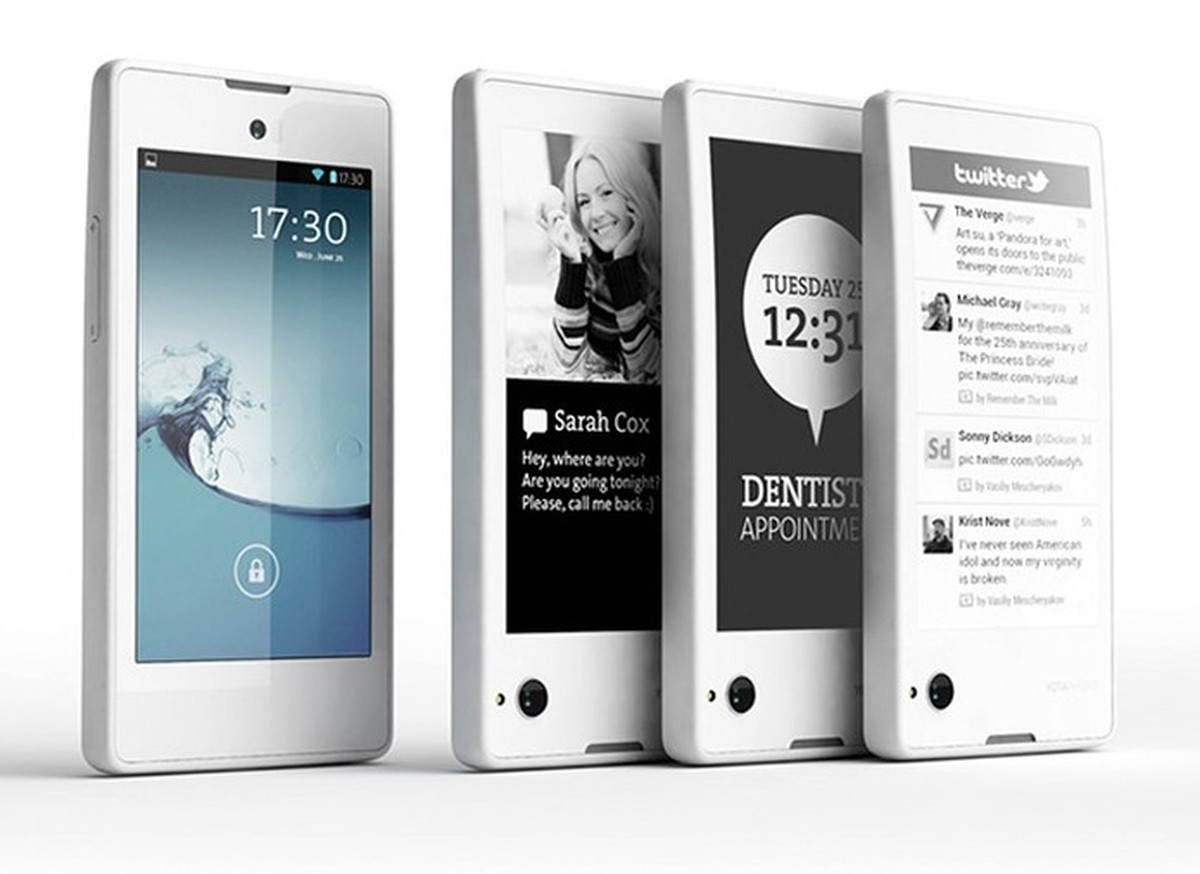 YotaPhone, híbrido de smartphone e e-Reader, é lançado com preço de top ...