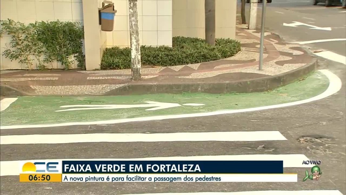 Saiba para que servem as faixas verdes que estão sendo pintadas em ...