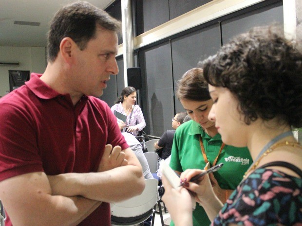 G1 - Repórter Marcelo Canellas dá dicas a jovens jornalistas em Manaus ...