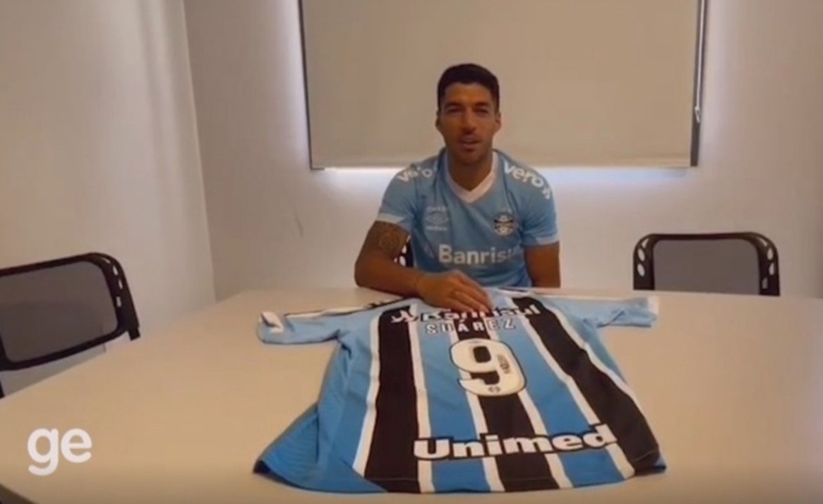 Grêmio anuncia contratação de Luís Suárez | grêmio | ge