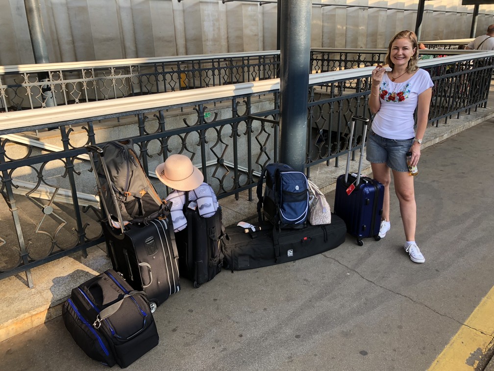 GALERIA: Veja fotos dos bastidores da viagem de Ana Zimmerman e Weliton ...