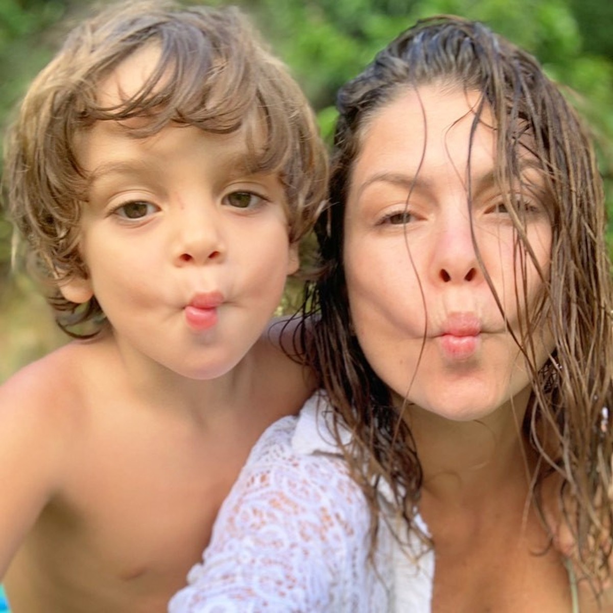 Barbara Borges posta foto fofa com filho em rede social | Celebridades ...