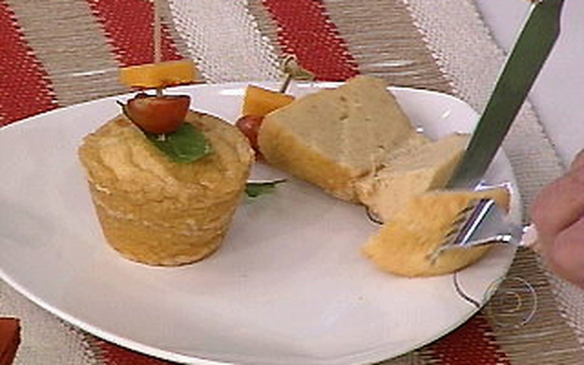 Flan de Cheddar | Mais Você | Receitas