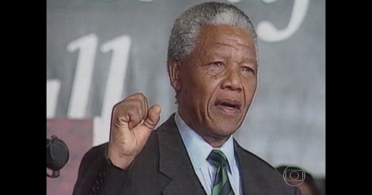 Jornal Nacional - Mandela entrou para a história por luta contra o ...