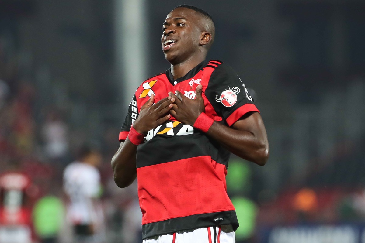 Enfim, o gol: após 385 minutos, Vinicius Junior desencanta e quebra o ...