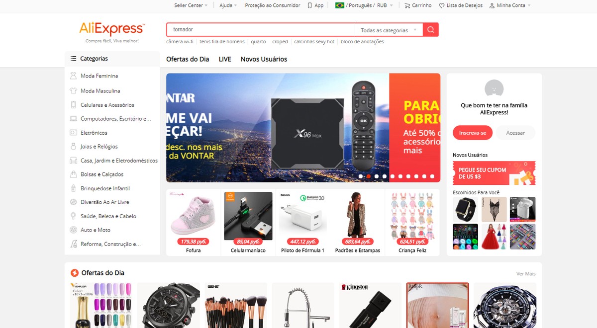 AliExpress abre plataforma para vendedor brasileiro e planeja centro de ...