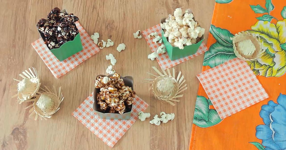 G1 - Aprenda a fazer pipocas doces e salgadas para as festas juninas ...