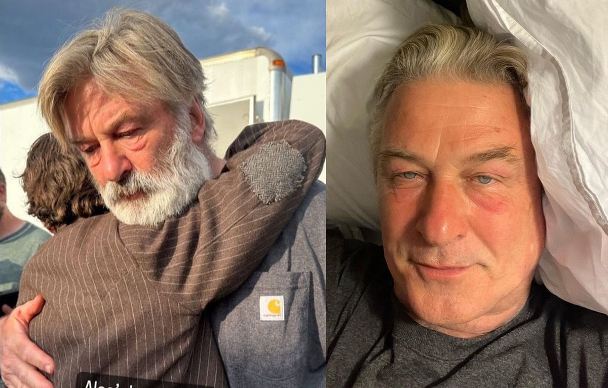 Alec Baldwin mostra novo visual após término de filmagens de faroeste ...