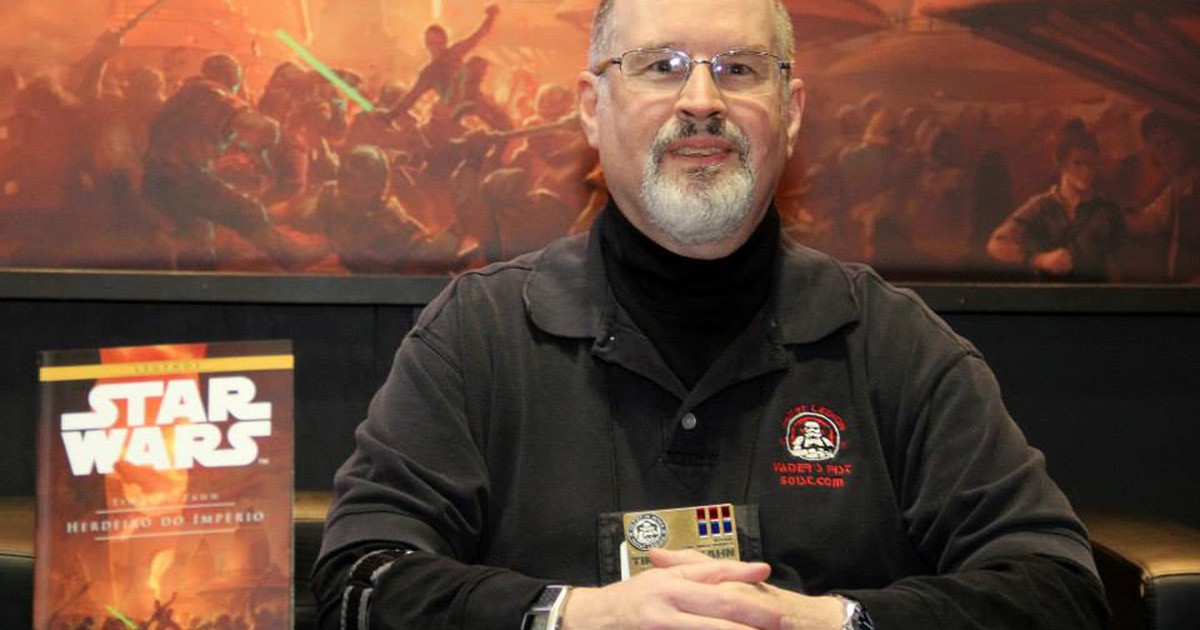 G1 - Autor de livros sobre Star Wars, Timothy Zahn encontra fãs no Rio ...