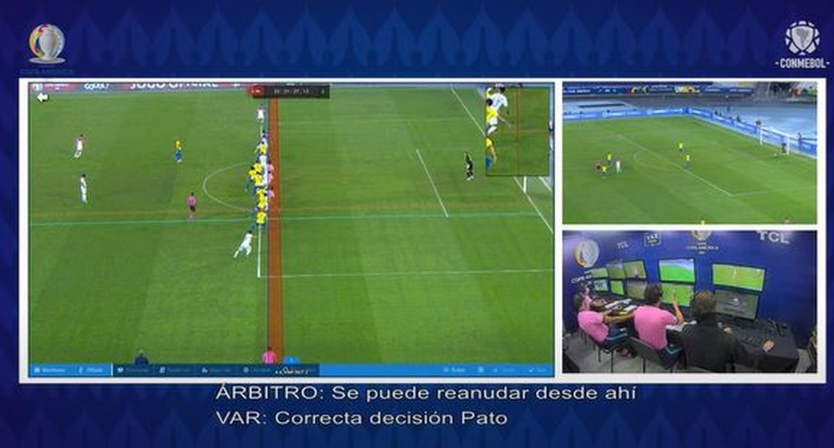 Conmebol divulga vídeo e áudio de VAR de gol anulado do Chile e ...