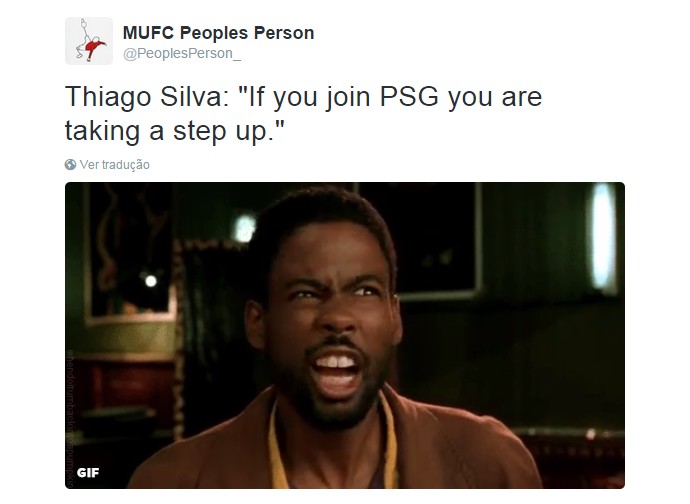 Thiago Silva vira piada na web ao dizer que PSG está acima do United ...