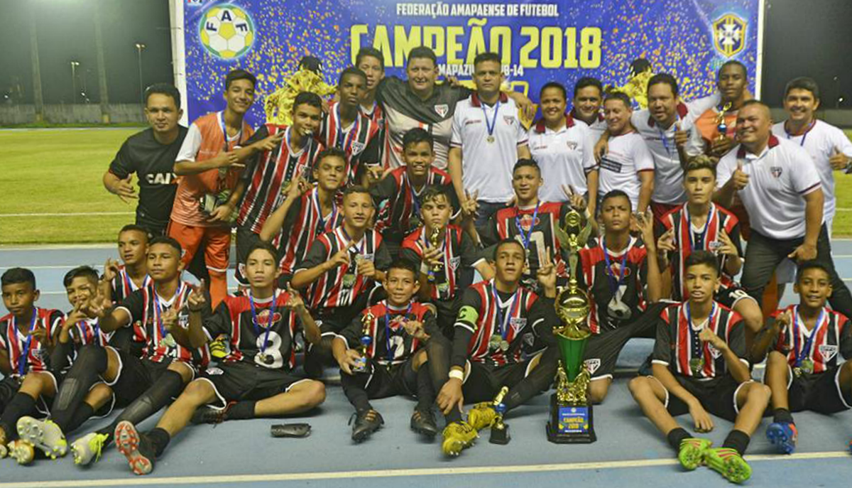 Time de base do São Paulo-AP vai disputar competição sub-14 em SP | são ...