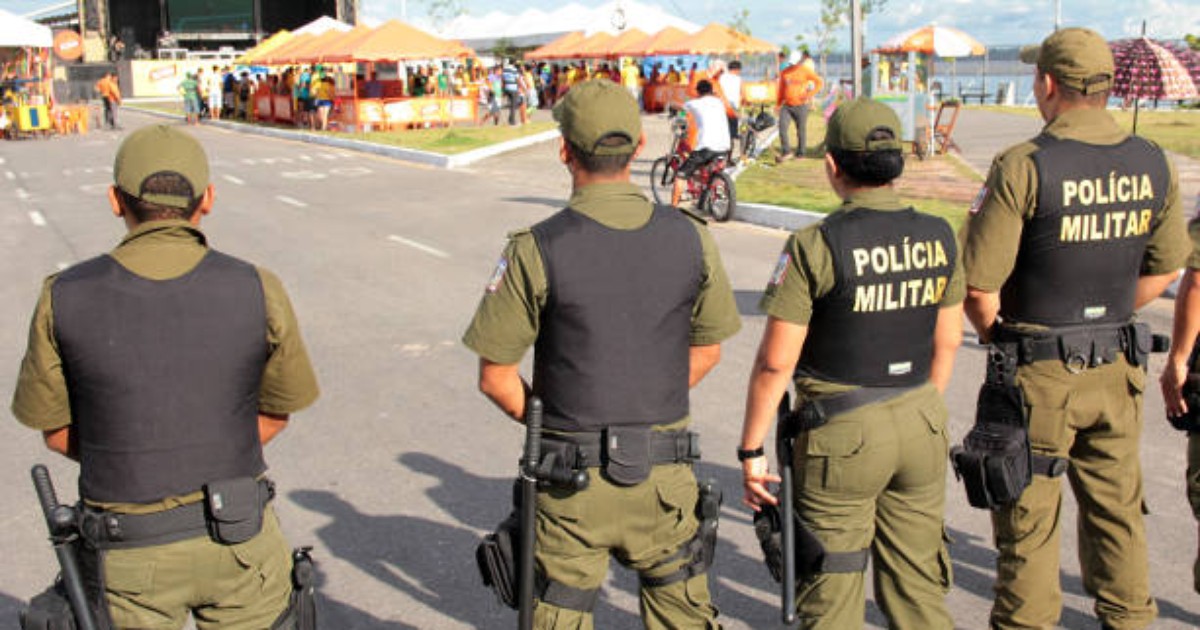 G1 - PM reforça a segurança em Belém para a partida entre Brasil e ...