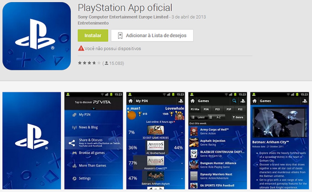 PS4: como configurar o PlayStation App e conectá-lo ao seu console ...