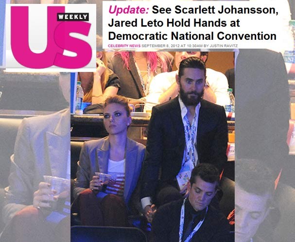 Jared Leto And Scarlett Johansson 2012