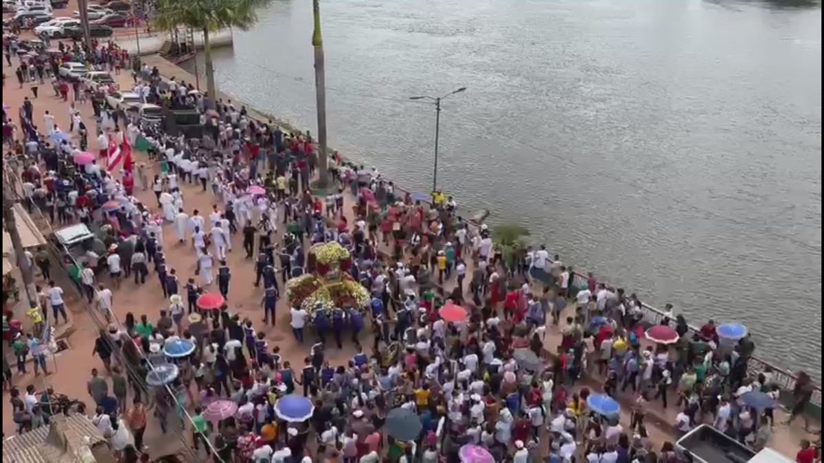 Círio De Nazaré Leva 4 Mil Devotos às Ruas Do Acará Pará G1