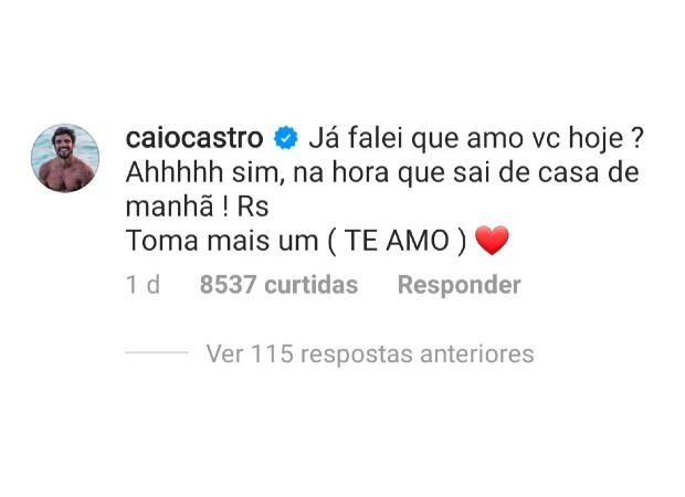 Caio Castro se declara para Grazi Massafera: Caio Castro se declara para Grazi Massafera: