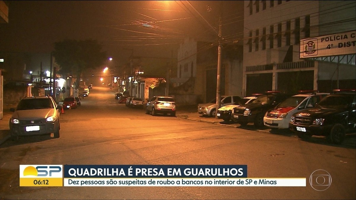 Polícia Prende Quadrilha Suspeita De Roubar Bancos Em Sp E Mg São