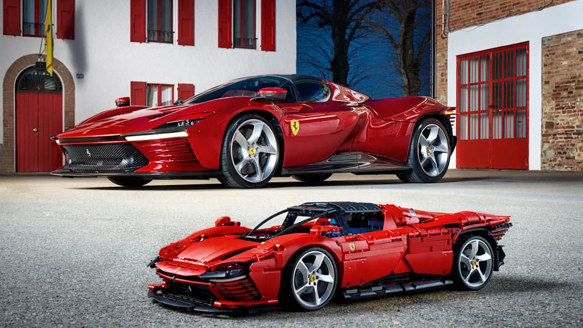 Ferrari Daytona SP3 feita de Lego impressiona pelos detalhes e custa R ...