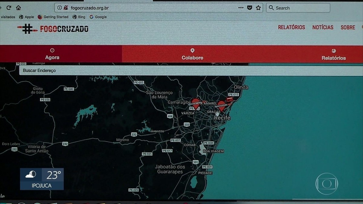 Aplicativo mapeia áreas de tiroteio e disparo de arma de fogo no Grande ...