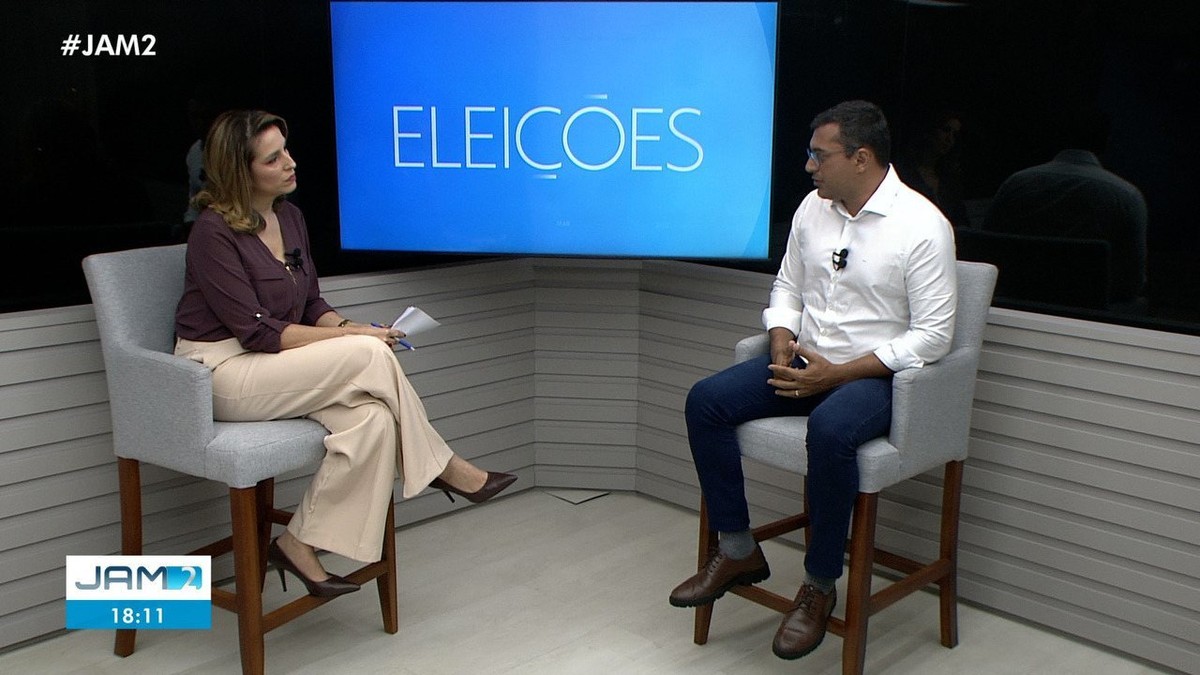 Wilson Lima, candidato ao governo do AM no 2º turno, é entrevistado ...