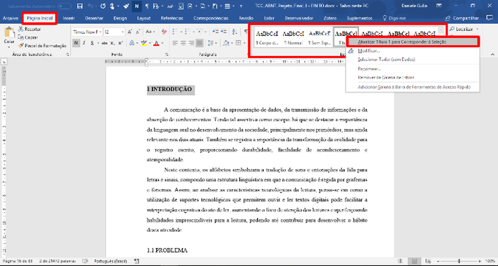 Dicas para formatar o TCC no Word nas normas da ABNT – Oficina do Acadêmico