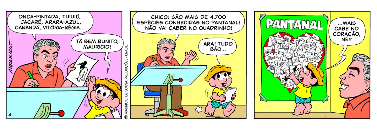 Maurício de Sousa lança tirinha exclusiva de Chico Bento, da 'Turma da ...