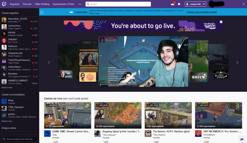 Cube TV ou Twitch? Compare apps e funções do serviço de stream de jogos ...