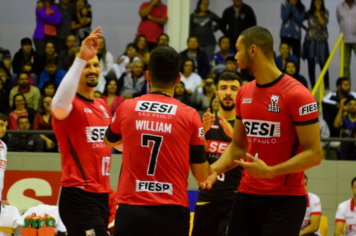 Com William e Lipe em quadra, Sesi-SP bate São José na estreia da Copa ...