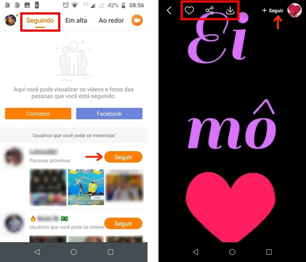 Como baixar e usar o aplicativo Kwai para fazer vídeos com efeitos ...