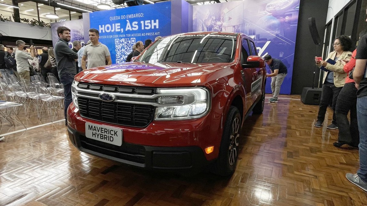 Ford Maverick híbrida estreia em março do ano que vem, mas já está no ...