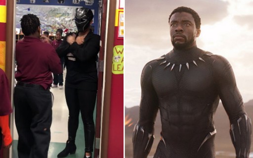 Professora de escola nos EUA recebe alunos com saudação do Pantera ...